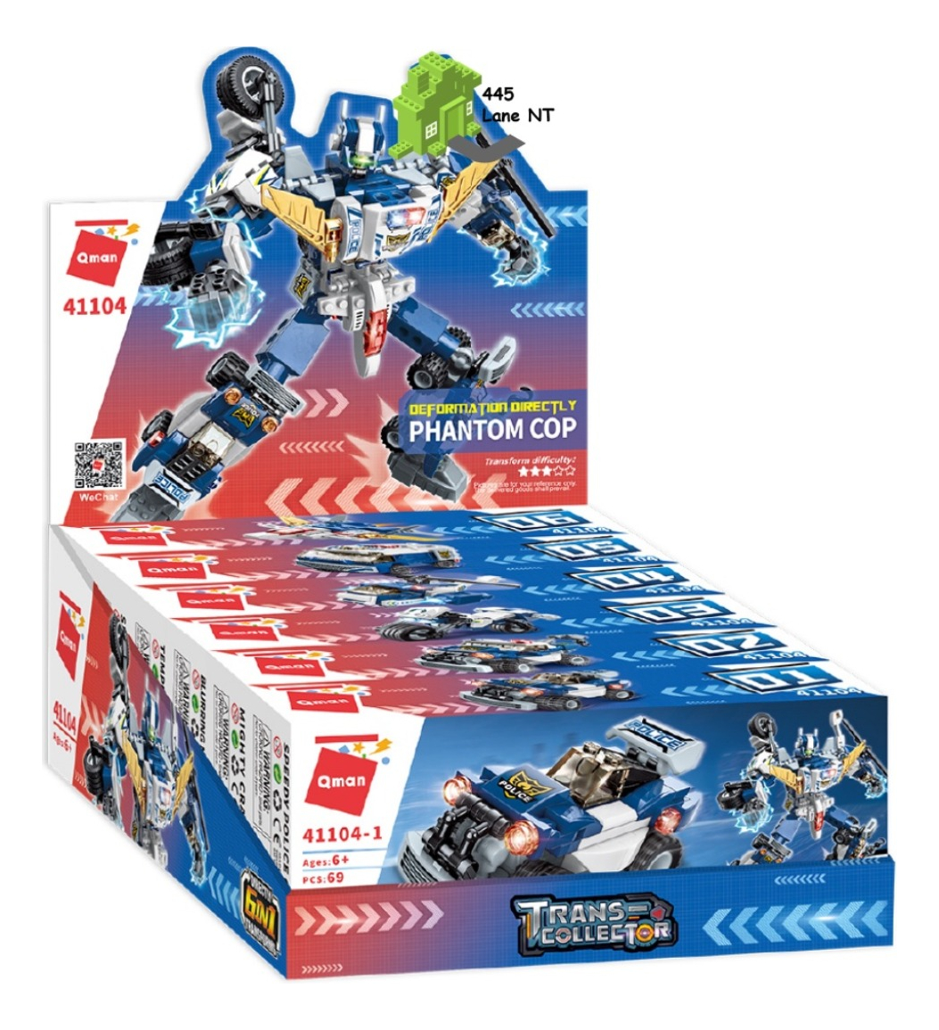 Bloques Para Construir Transformer 6 En 1 Qman – ToyStore